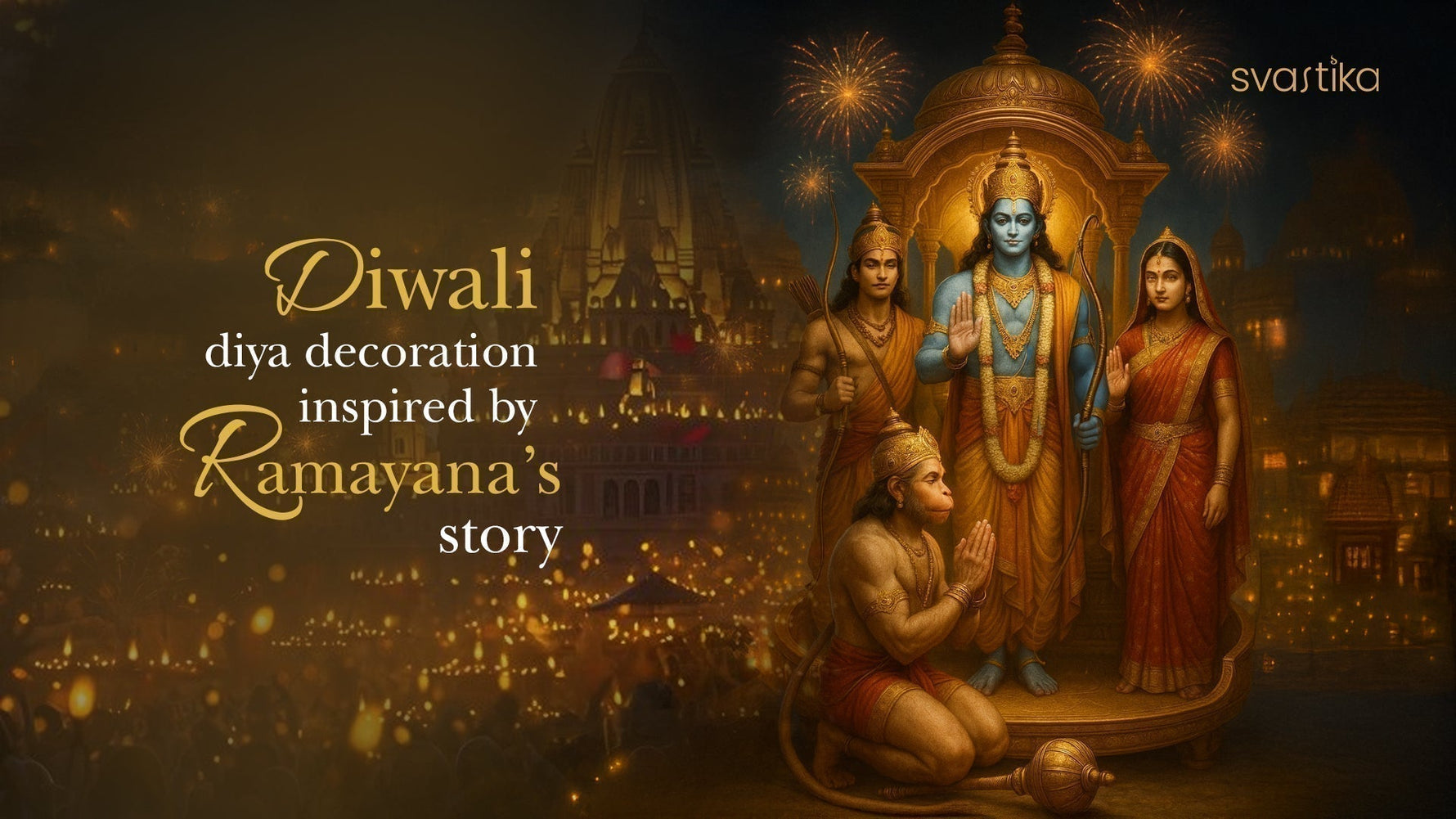 Diwali Diya Decoration Inspired by Ramayana’s Story