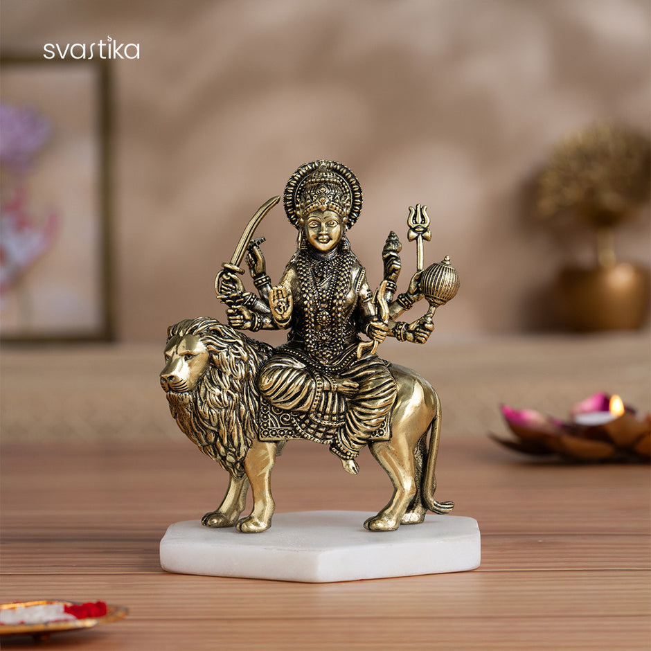 Buy Goddess Durga Idol Online | Pooja Murti Collection