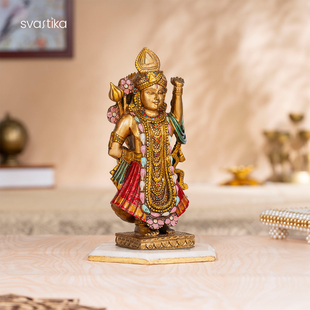 Lord Shreenath Ji Murti Antique Idol (10 Inch)