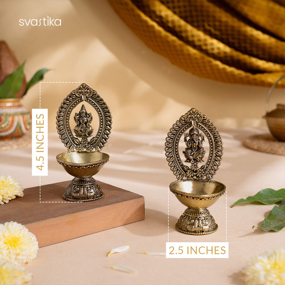 Buy Brass Diya for Pooja | Traditional Diya Sets Online