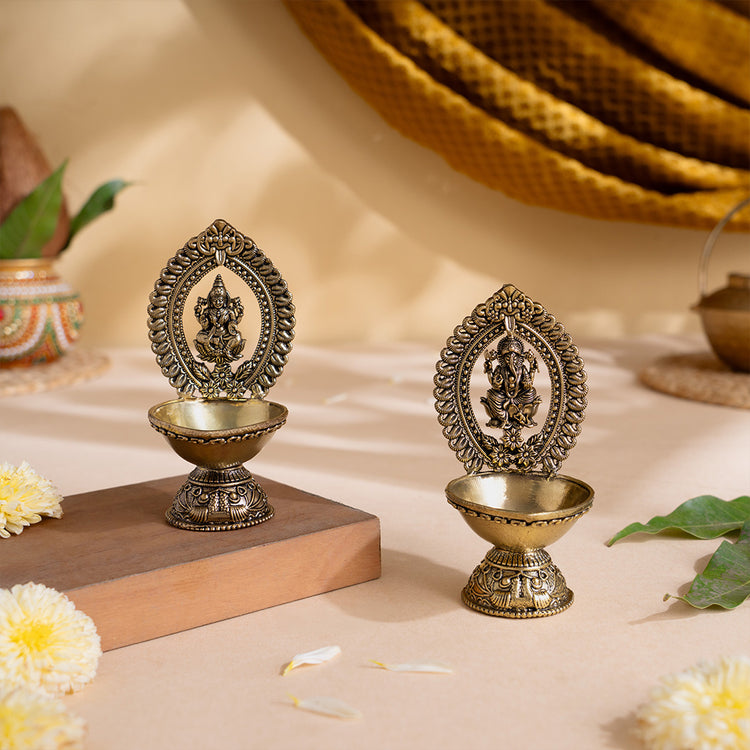 Buy Brass Diya for Pooja | Traditional Diya Sets Online