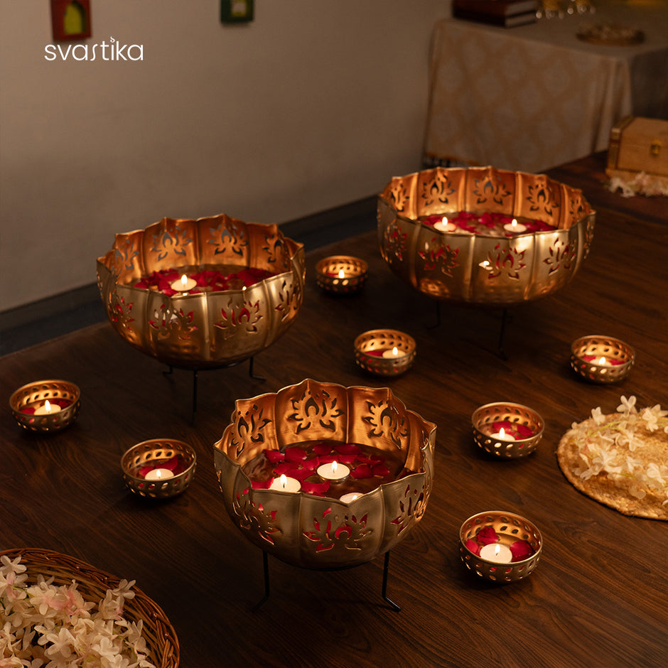 Buy Urli Bowl Online India | Elegant Urli Set for Home