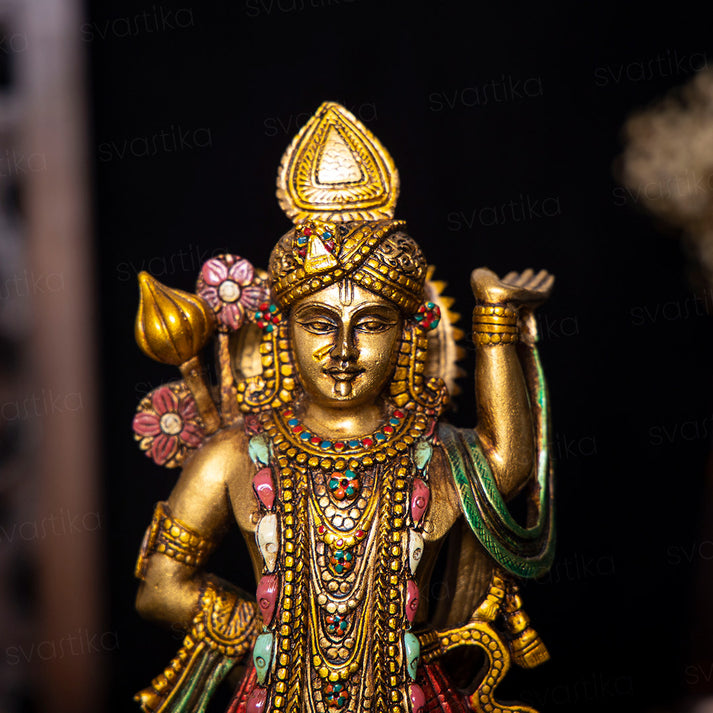 Lord Shreenath Ji Murti Antique Idol (10 Inch)